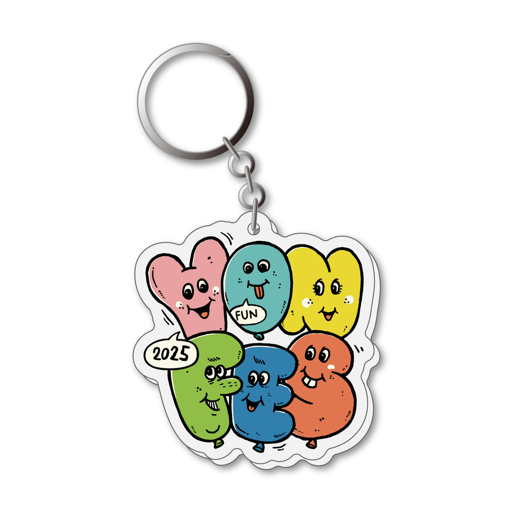 【事後通販 6/29(日)まで】Acrylic Keyholder – No Big Deal Records Shop