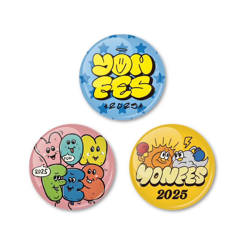 【事後通販 6/29(日)まで】Can Badge Set – No Big Deal Records Shop